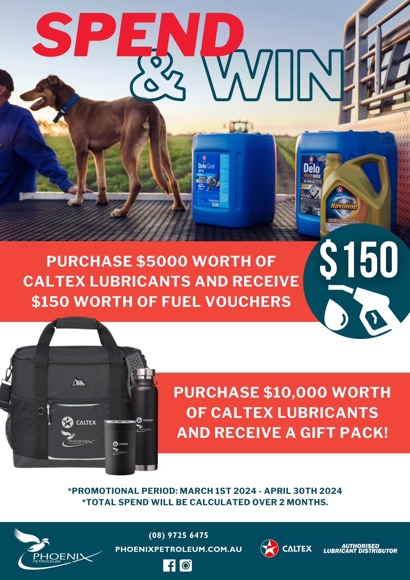 Caltex Lubricants – Spend & Win! – Phoenix Petroleum